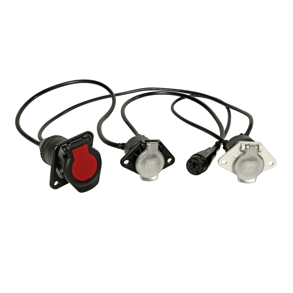 Zuleitung 2x7/1x15pol. Dose ISO 1185/3731/12098 PUR 0,6m ASS3