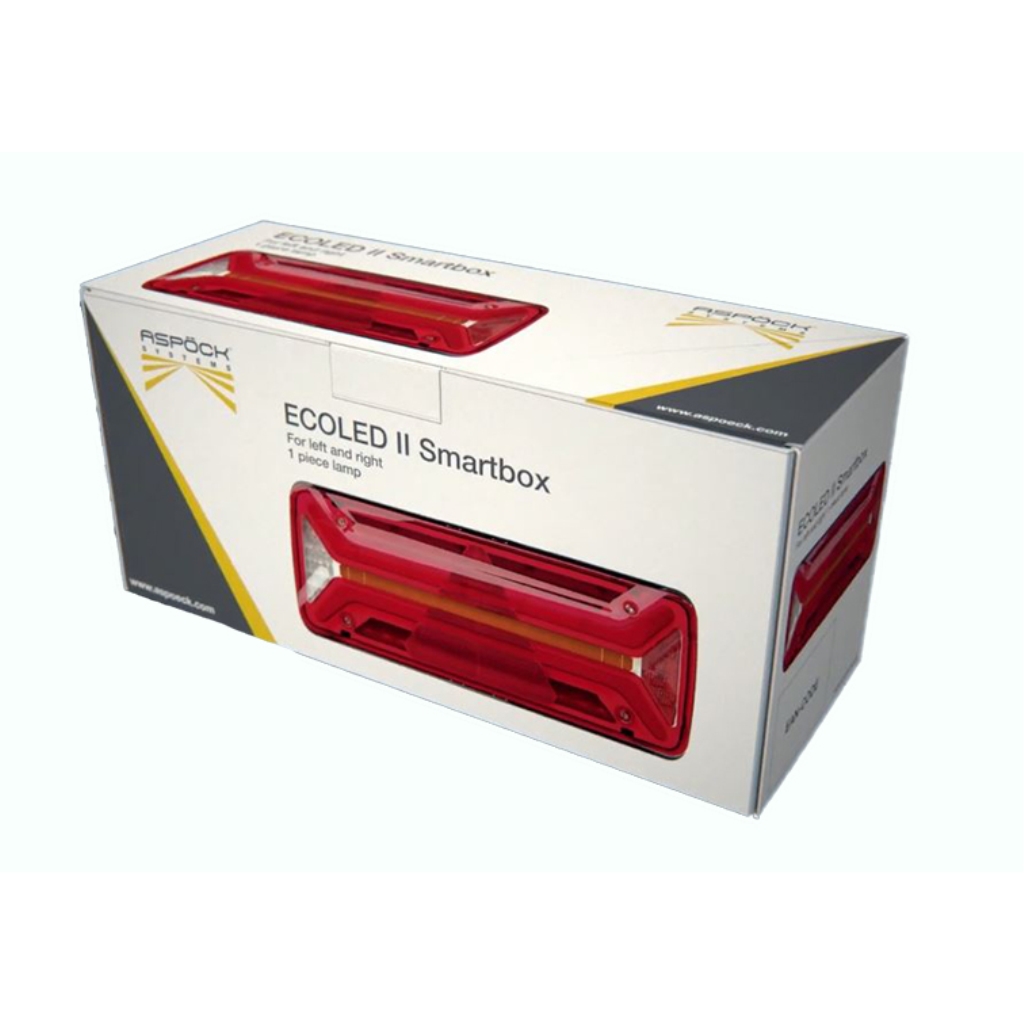 Ecoled 2 Heckleuchte Smartbox 7pol. + 4x 2pol. ASS2 mit Dreieck