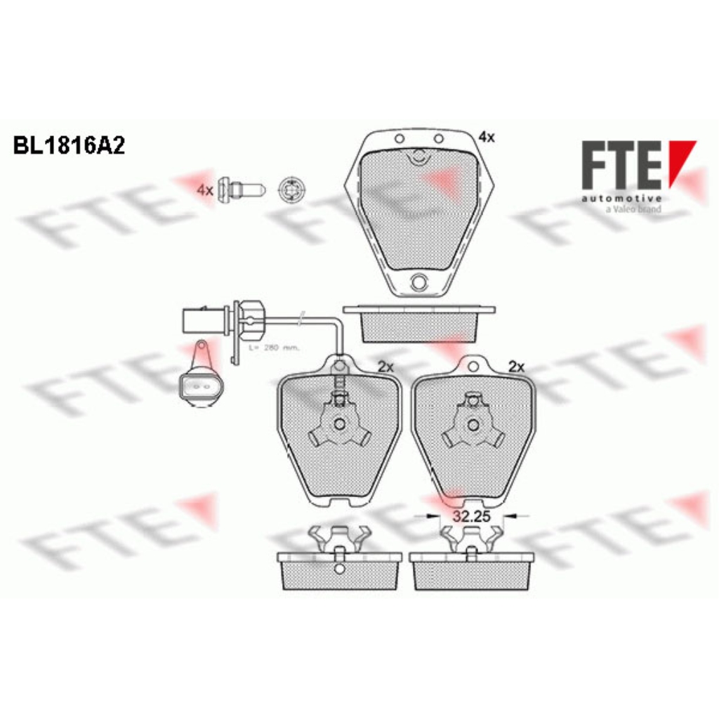 Scheibenbremsbelag-Satz