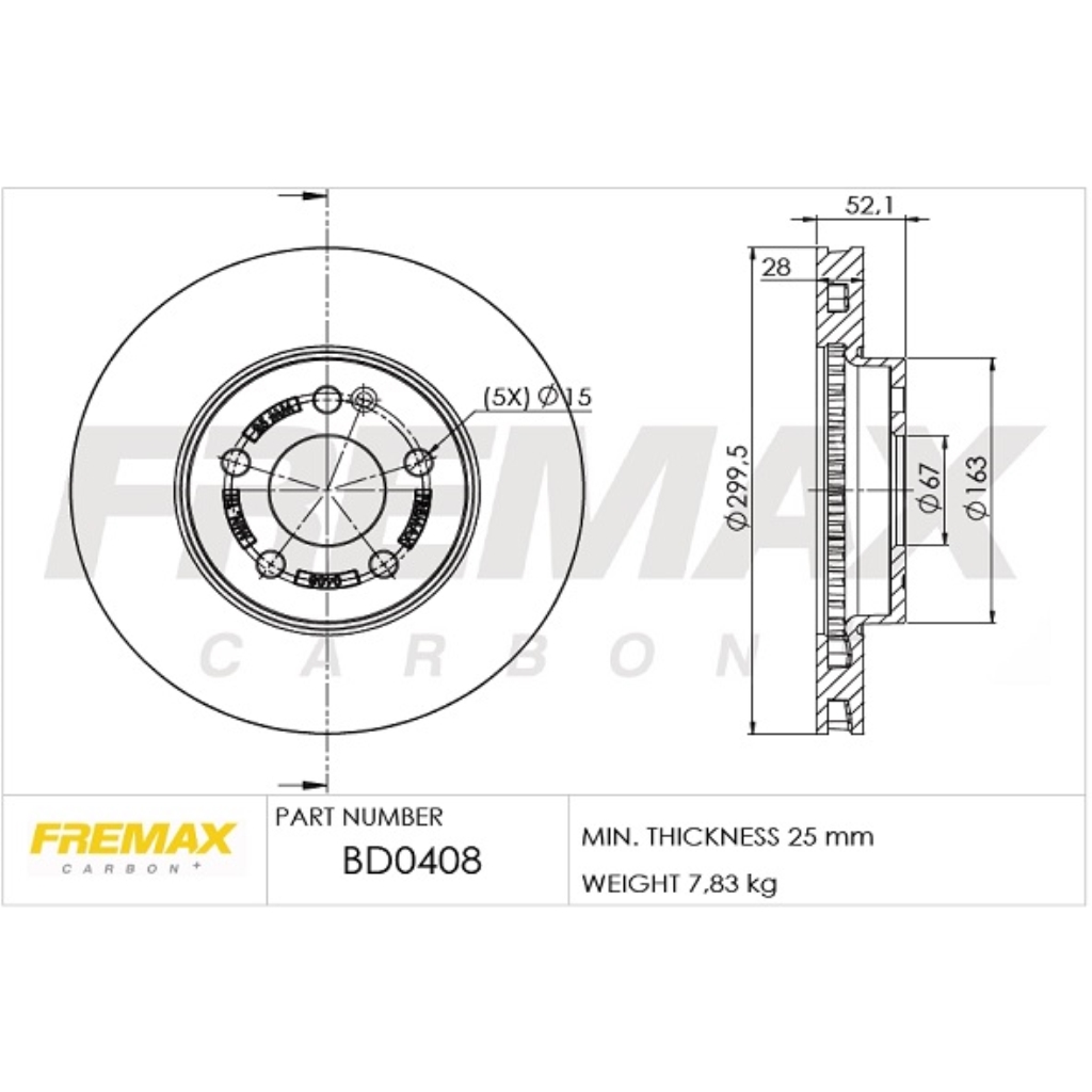 Bremsscheibe High Carbon