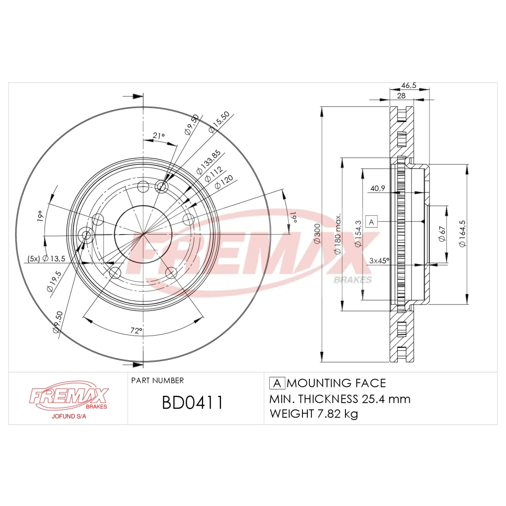 Bremsscheibe High Carbon
