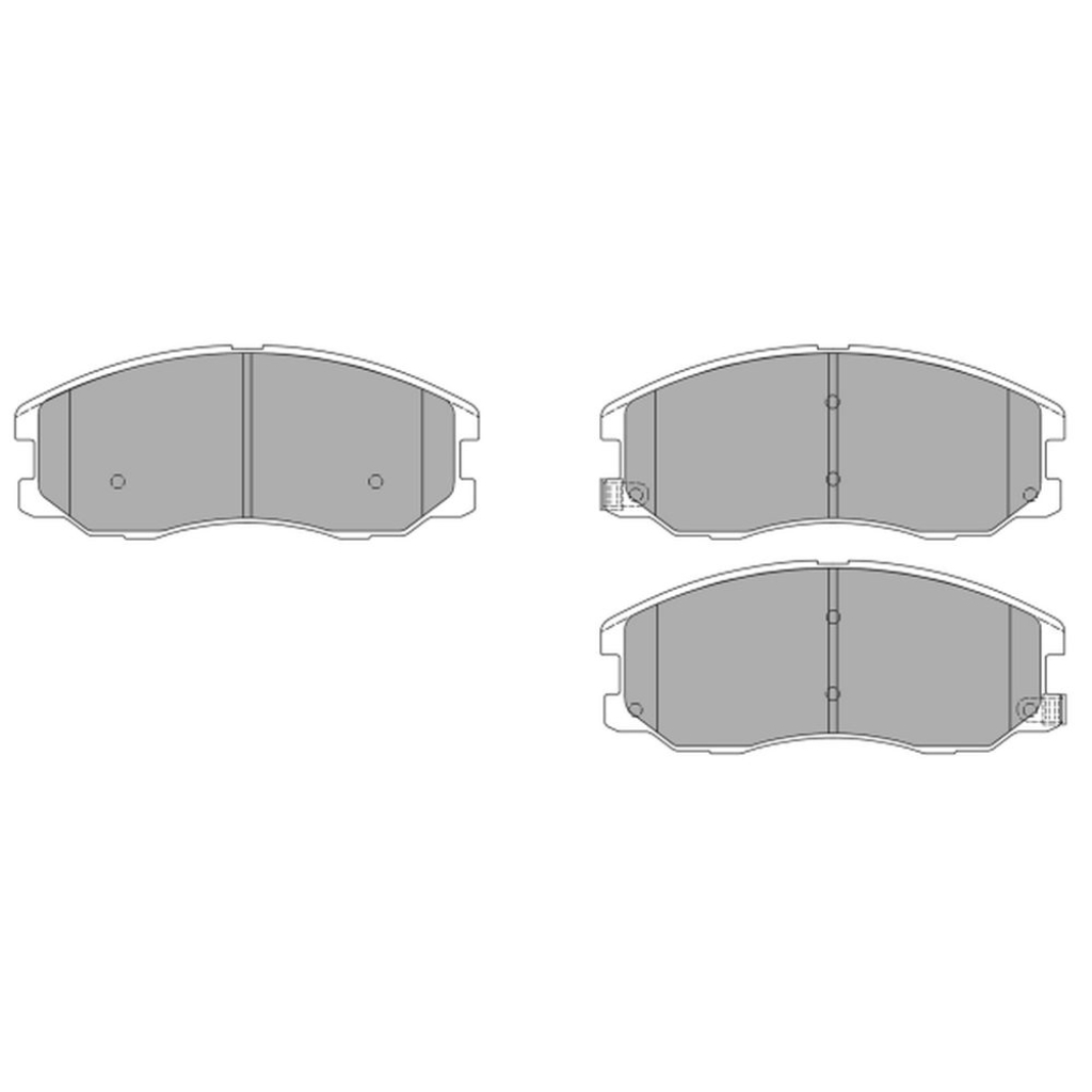 Scheibenbremsbelag-Satz
