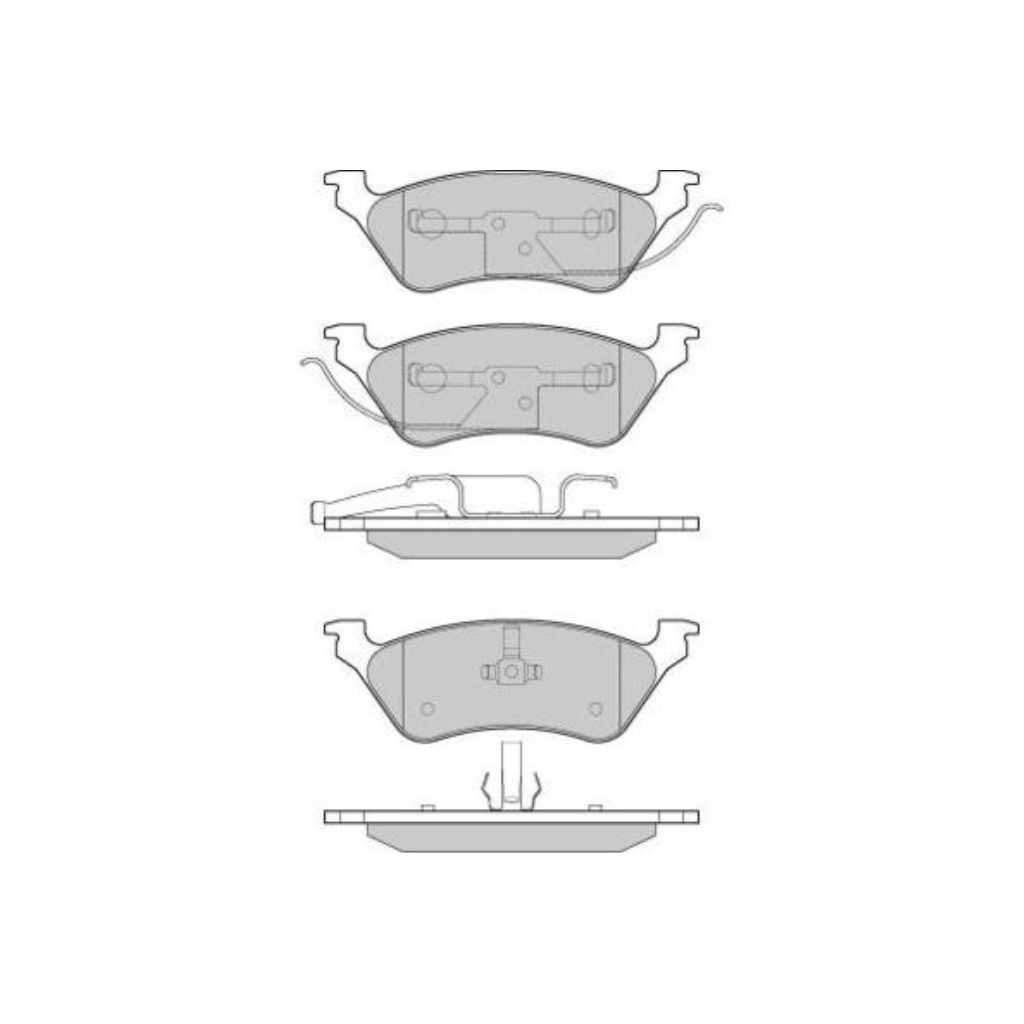 Scheibenbremsbelag-Satz