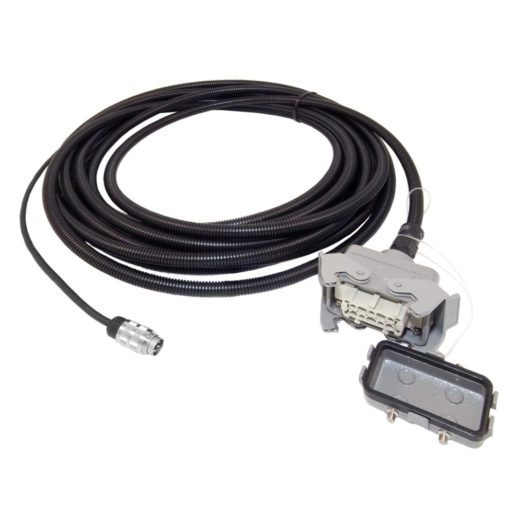 Schwenkarm Kabinenkabel mit Hartingstecker 11m