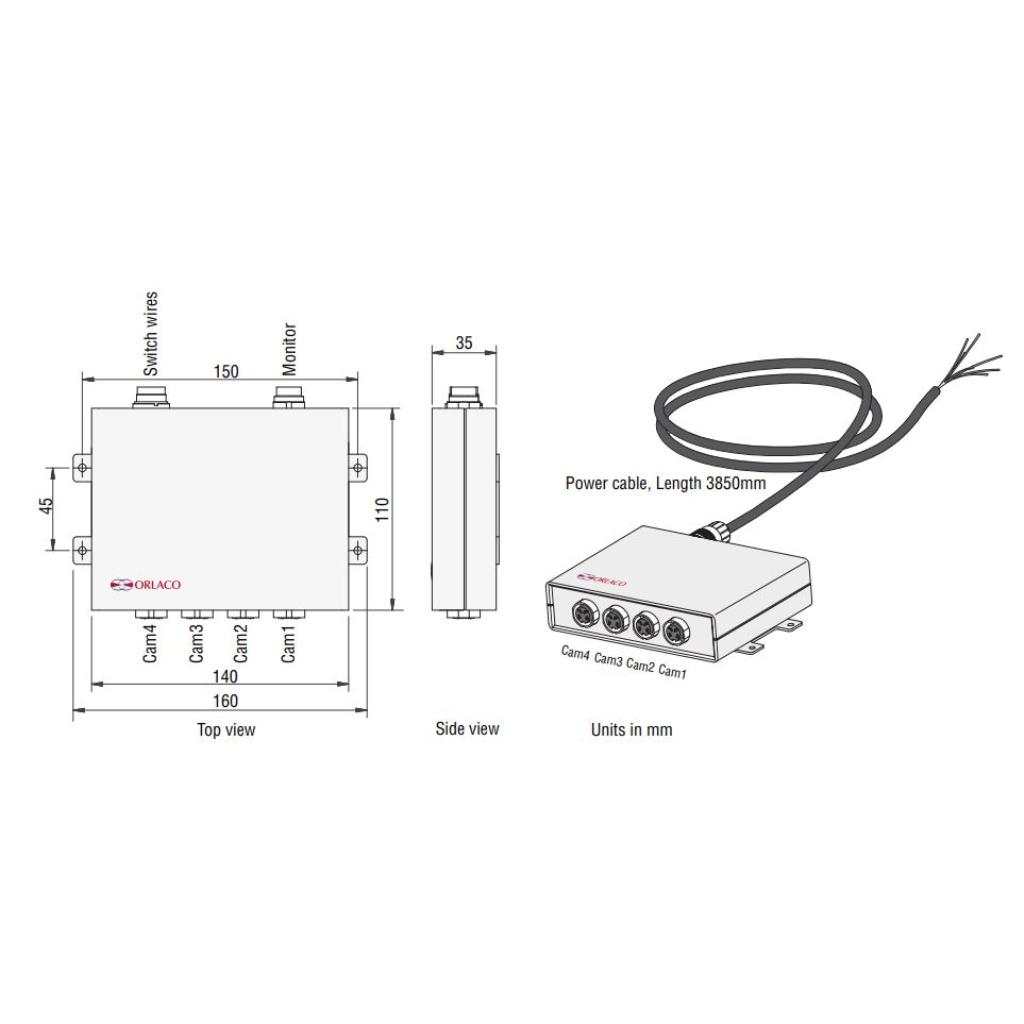 Videodistributor Splitterbox 2in 2out