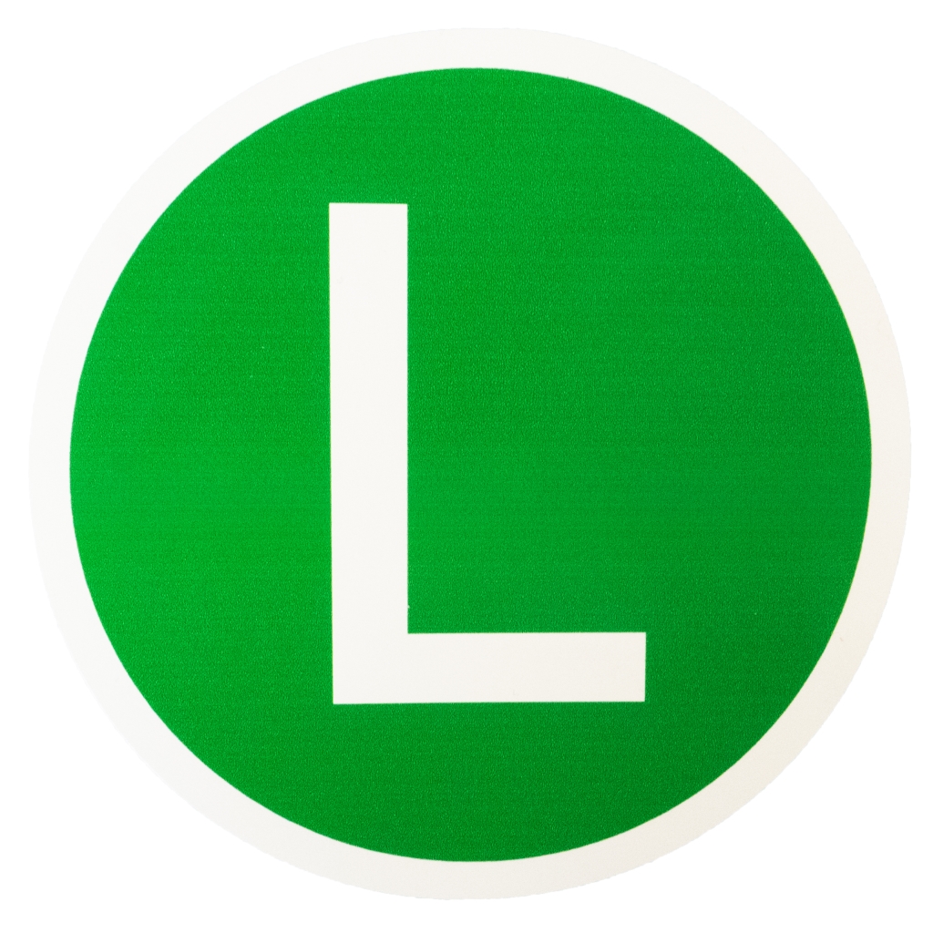 Lärmarm Schild rund Dm=120mm Folie