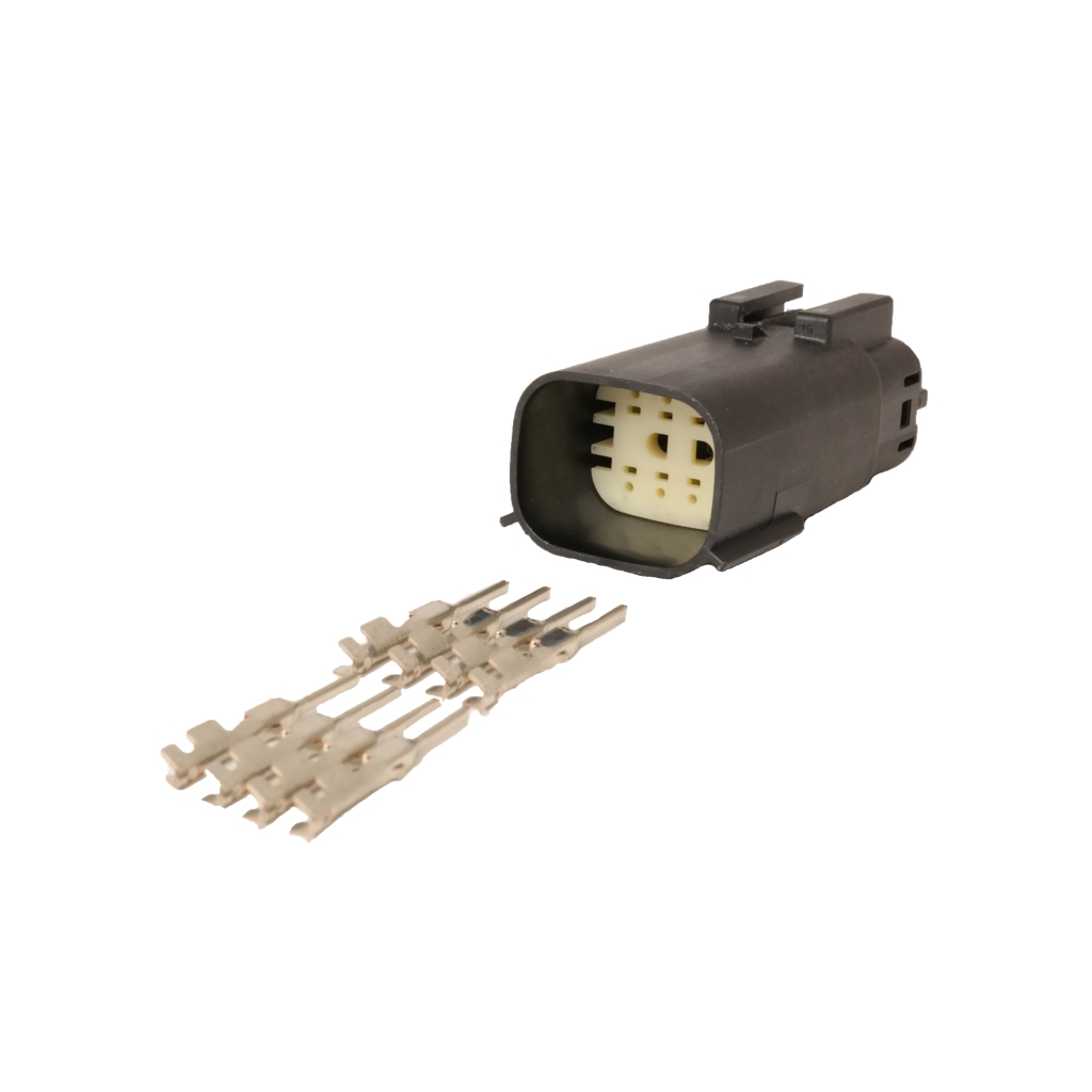 Stecker Ford Transit 8- polig schwarz, männlich