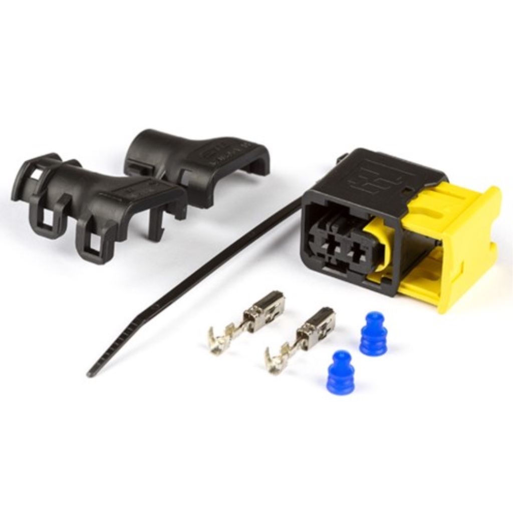 Stecker HDSCS 2 polig, 180°, MCP 2,8K, weiblich Scania