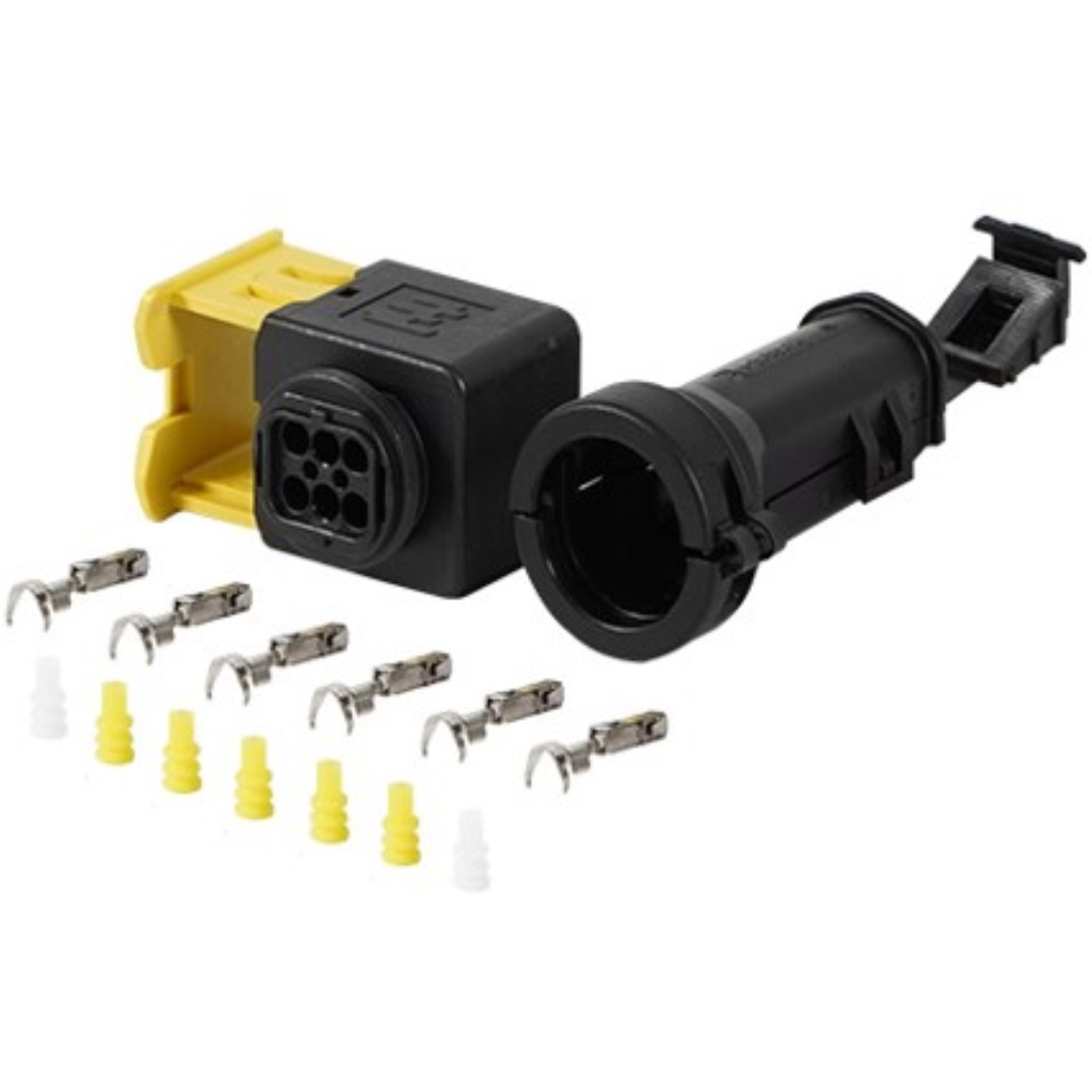 Stecker HDSCS 6 polig, 180°, MCP 1,5K, weiblich DAF, Volvo, Renault