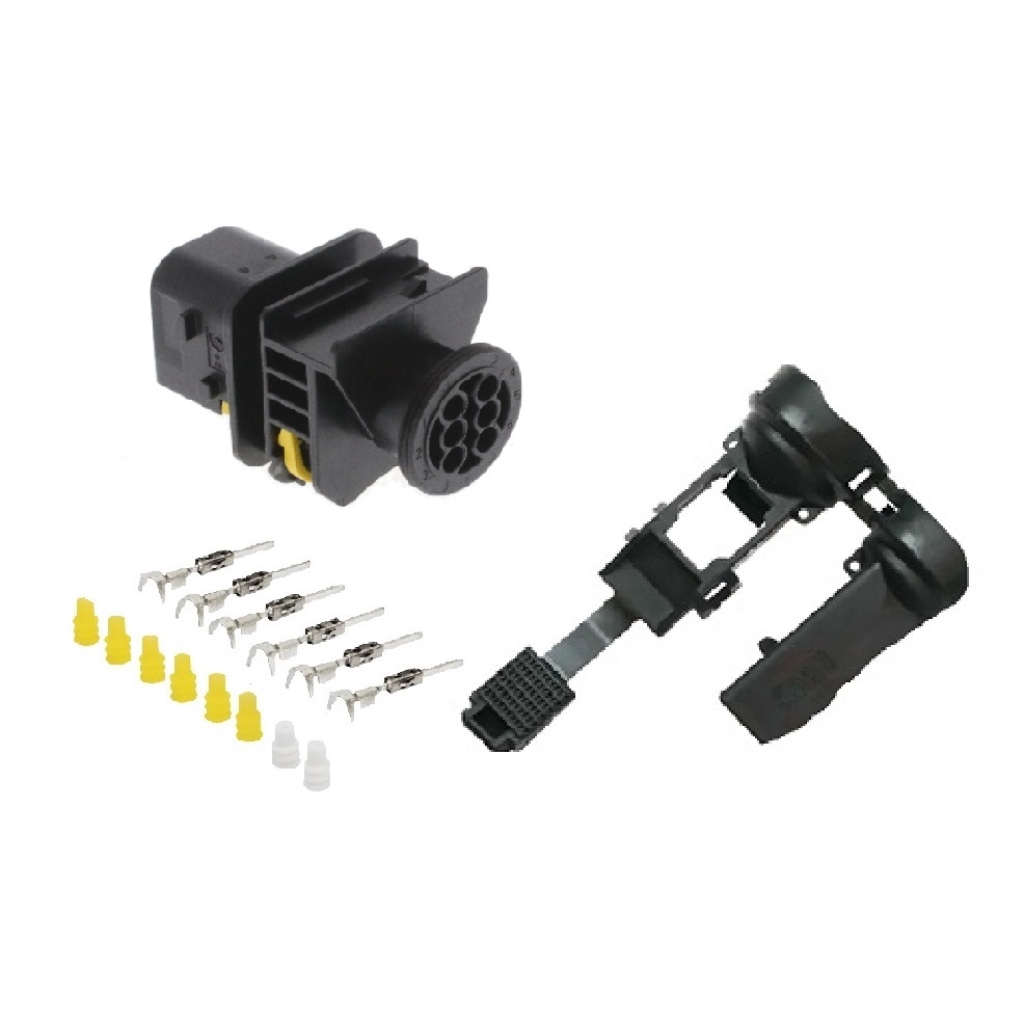 Stecker HDSCS 6 polig, 180°, MCP 1,5K, männlich DAF, Volvo, Renault