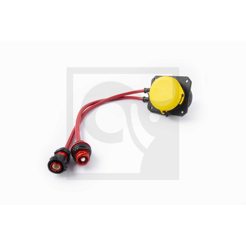 Batteriehauptschalter UC 100 A inkl. 2 x 0.5m Kabel 35mm² rot