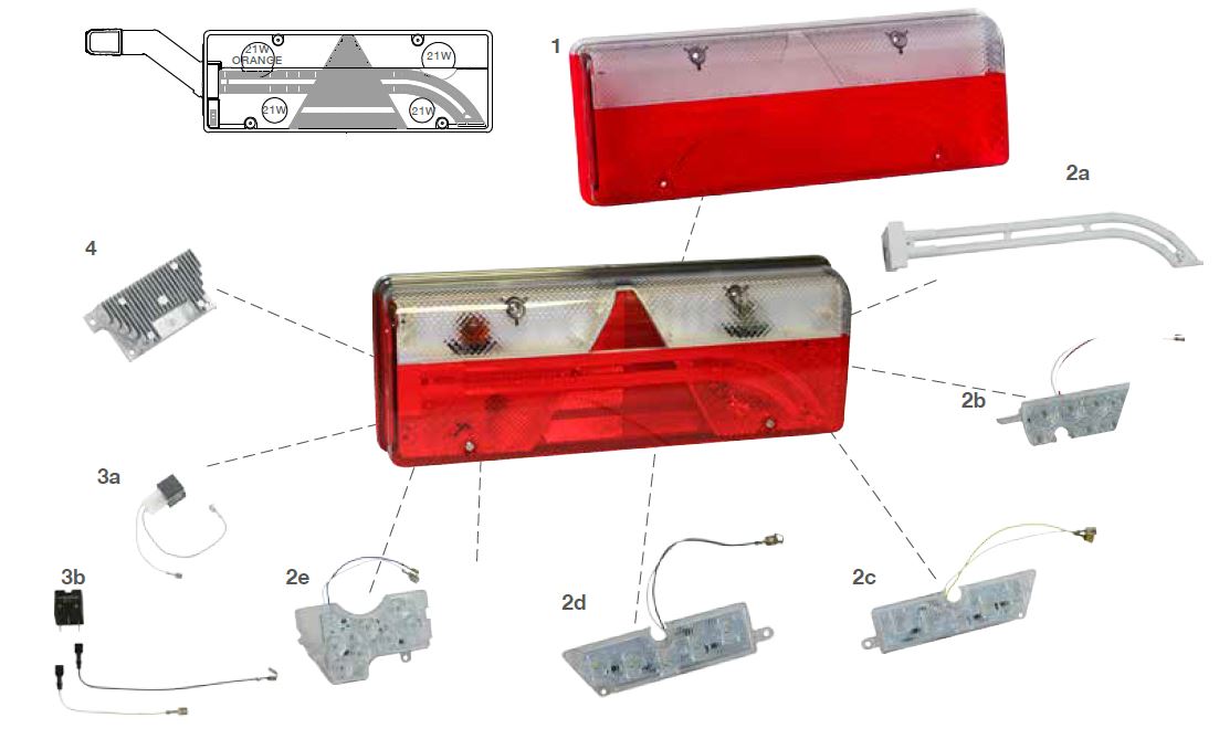 Europoint III links 7 pol. mit SUP IV 12 Volt
